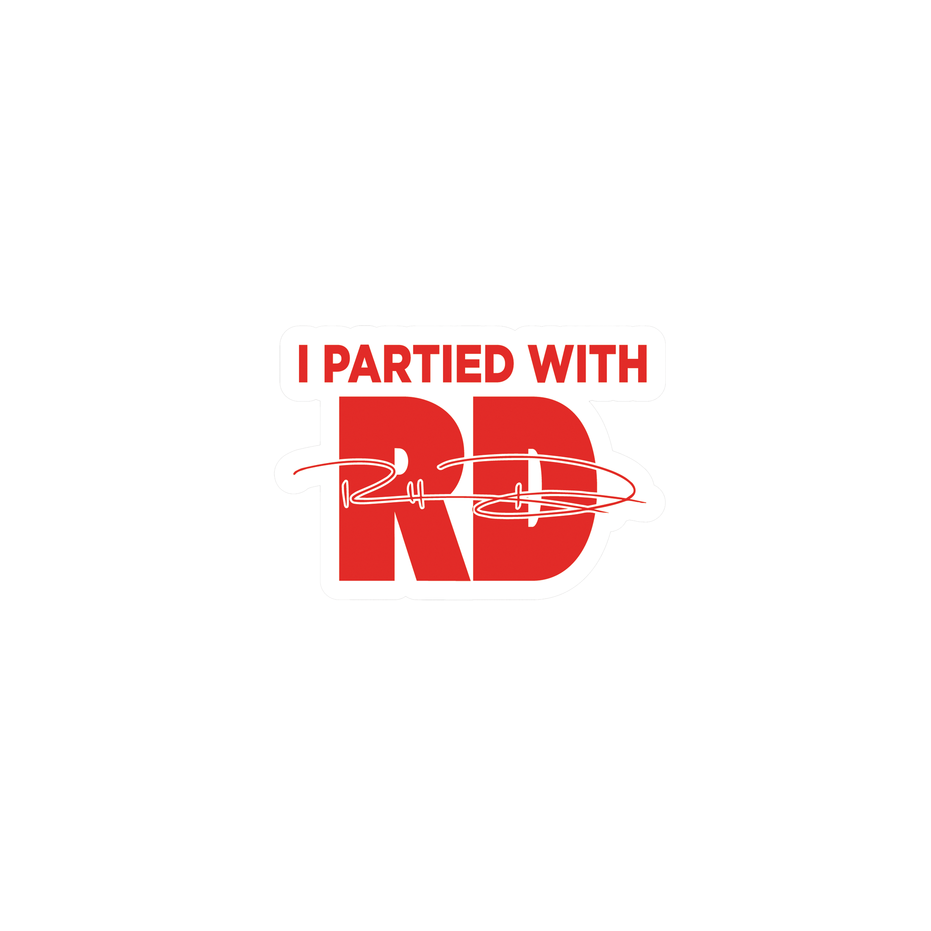 RD Party Sticker – Russell Dickerson Merch Store