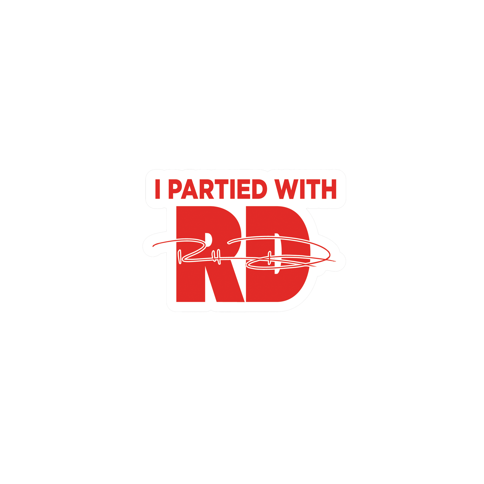 RD Party Sticker – Russell Dickerson Merch Store